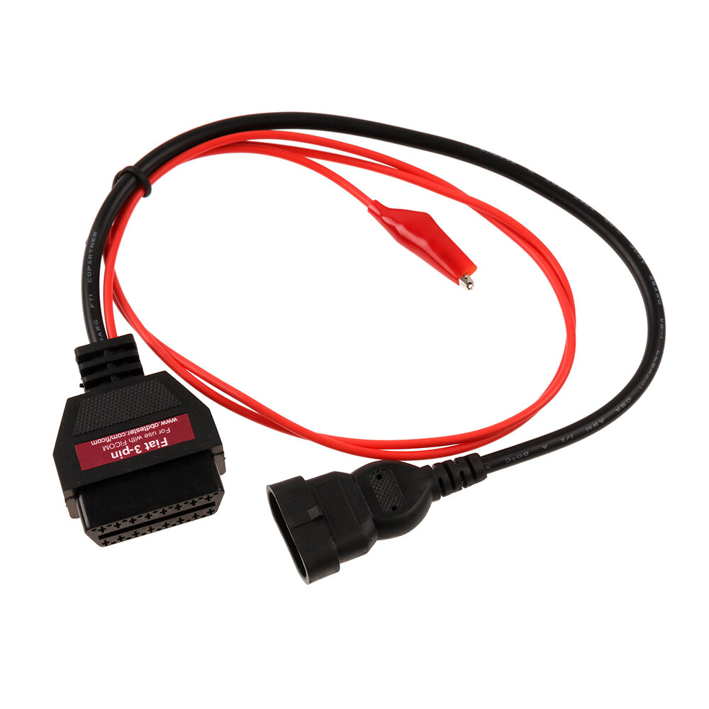 Adapter OBD2 to 3 pin for Fiat - VCDS ® Diagnosis for VW Audi Seat Sk ...